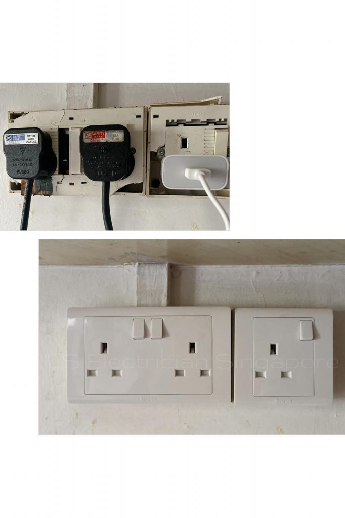 Supply And Replace Power Socket In Toa Payoh Central - LS Electrician ...